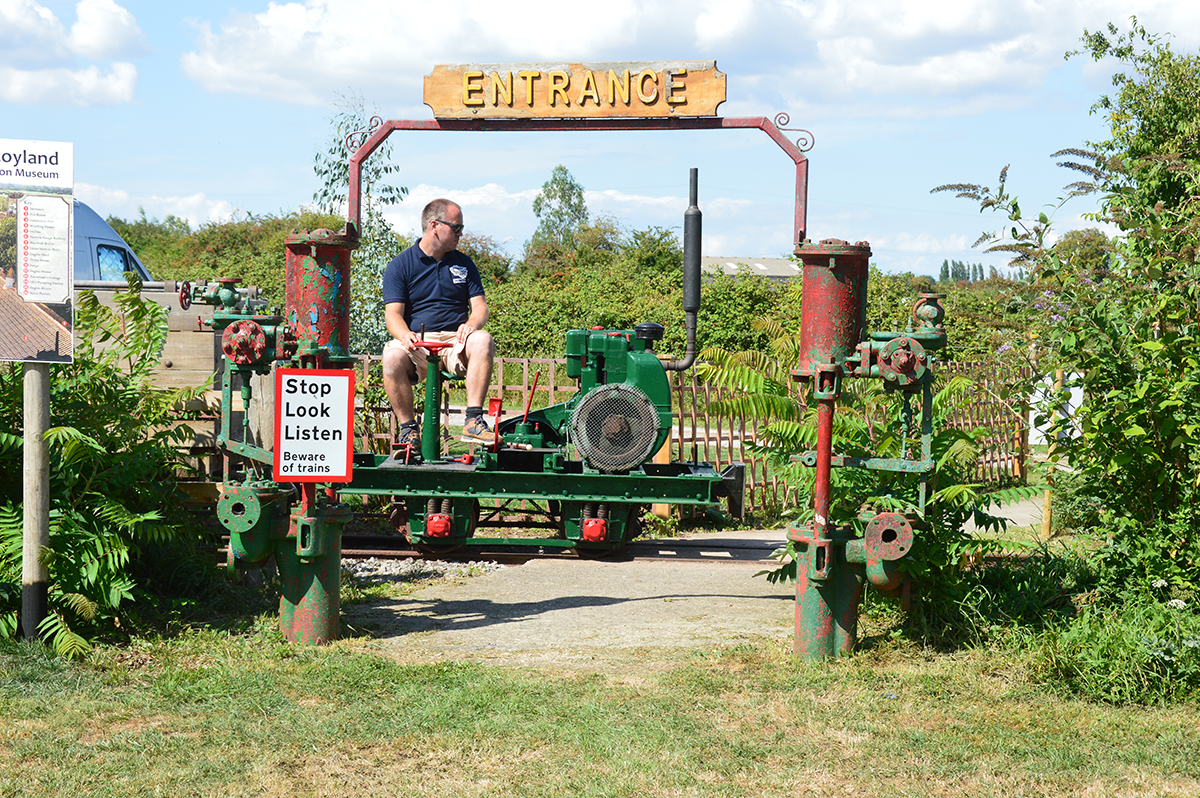 Trust's peat railway vehicles in action at Westonzoyland's gala • S&DRT