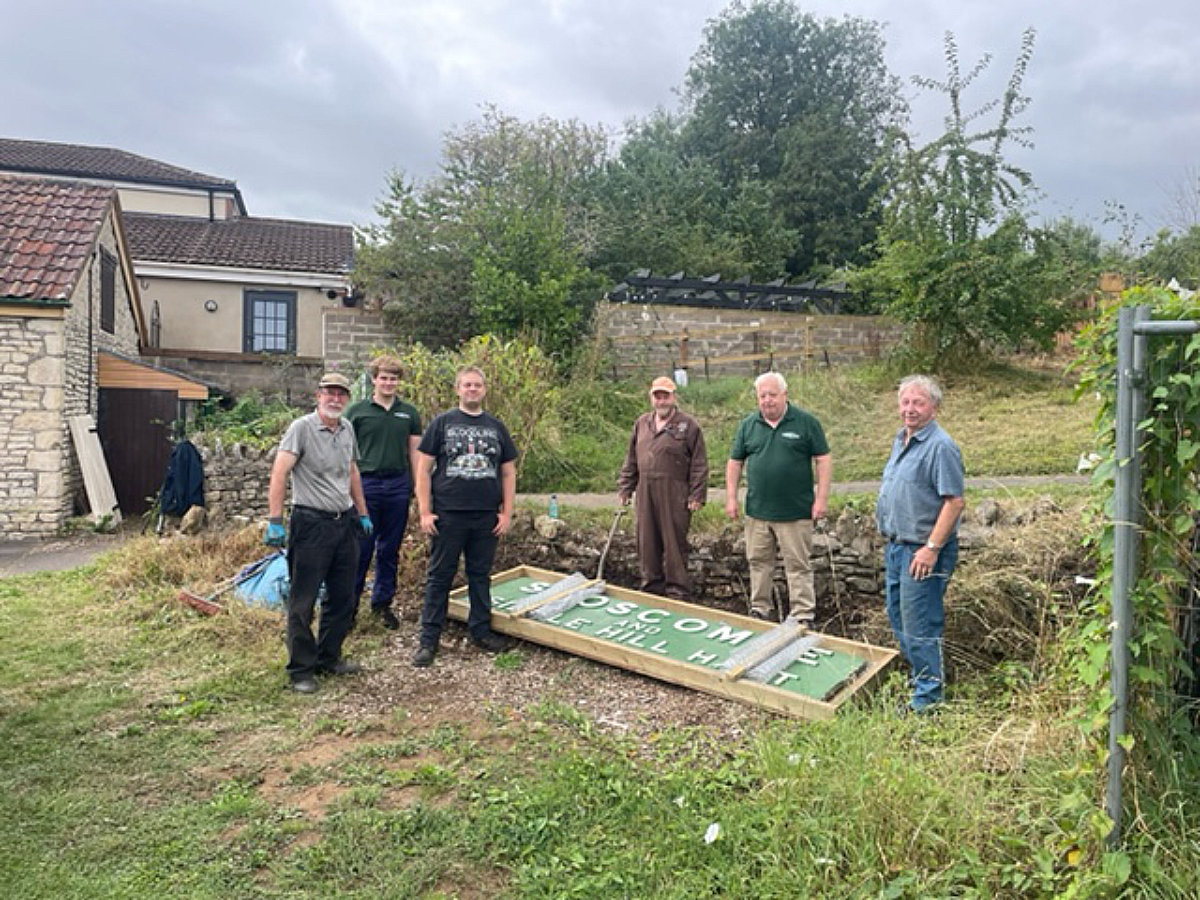 Shoscombe & Single Hill Halt boards go back to S&D line • S&DRT