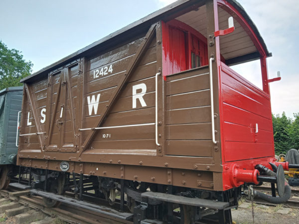 L&SWR 'Road Van' resplendent in new paintwork • S&DRT