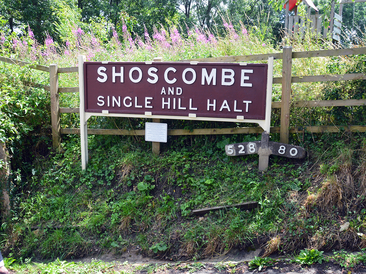 Shoscombe Halt name board returns to the local community • S&DRT