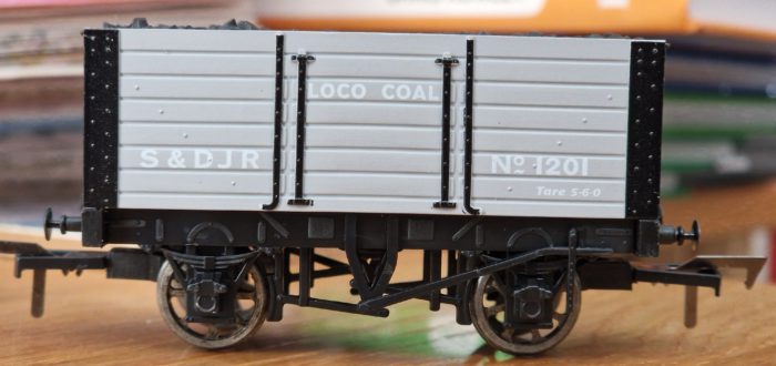OO gauge model wagon: SDJR Loco Coal No. 1201, bespoke livery • S&DRT